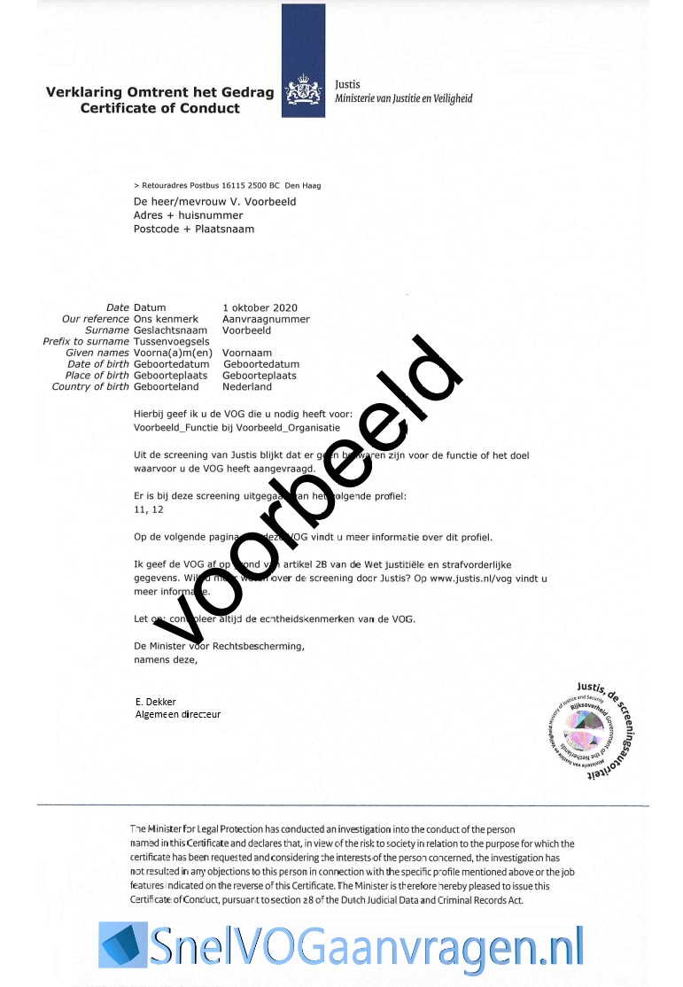 Snel Online een VOG aanvragen - Snel VOG aanvragen Nederland